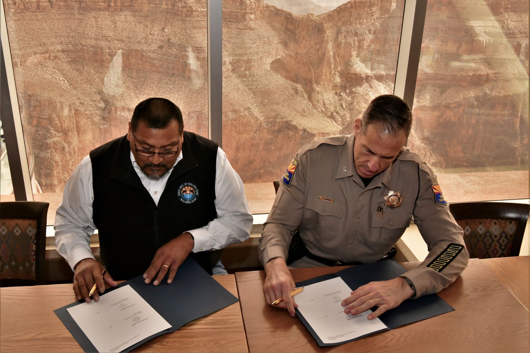Hualapai Tribe and Arizona Department Of Public Safety Sign Mutual Aid ...